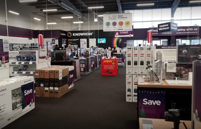 Currys PC World in Liffey Valley Shopping Centre in Dublin 22